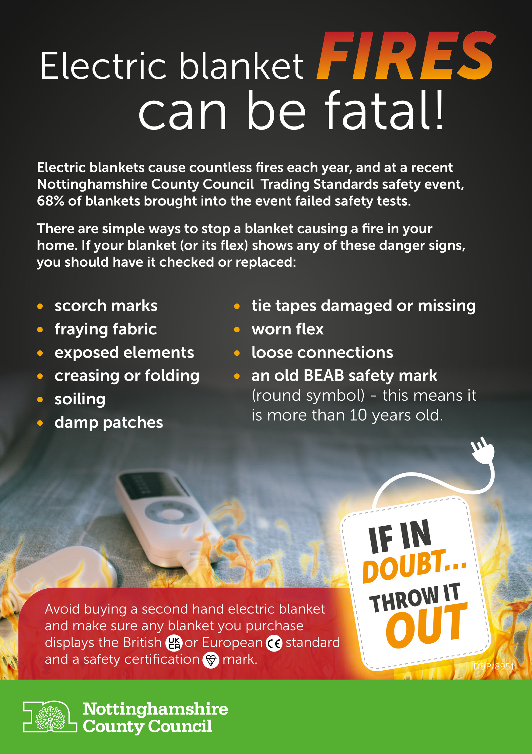 Electric Blanket Safety – Collingham, Notts