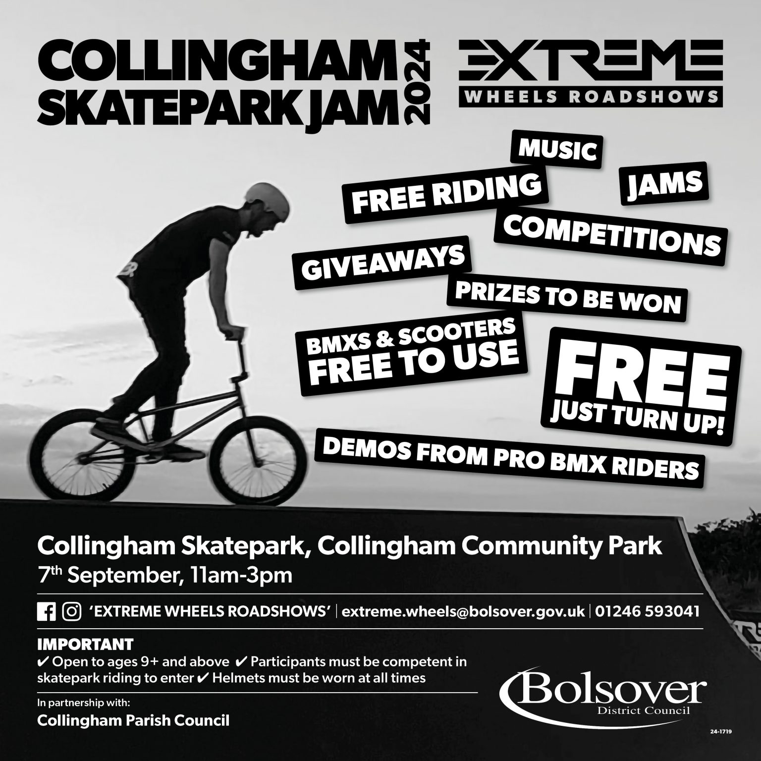 Collingham Skate Park Jam 2024 – Collingham, Notts