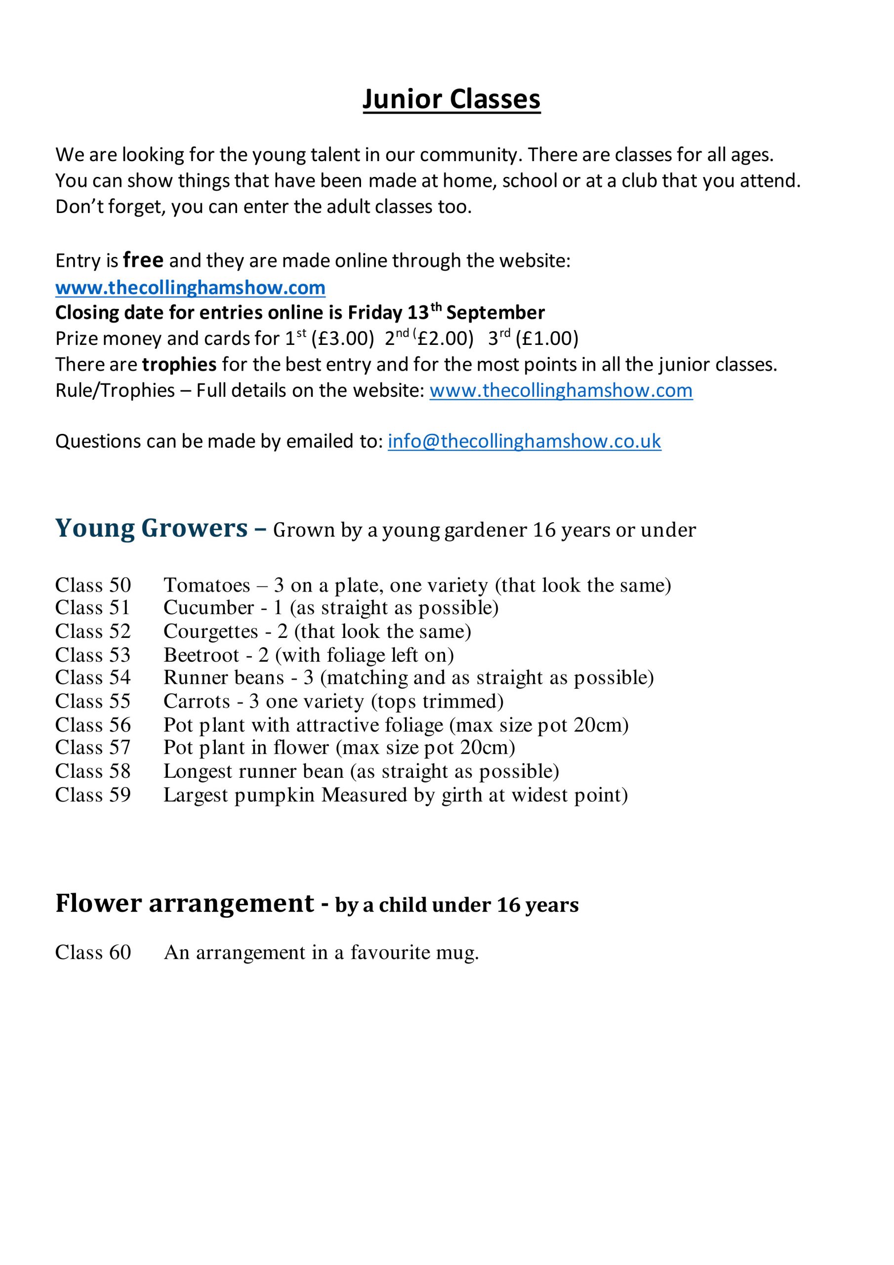 The Collingham Show 2024 – Collingham, Notts